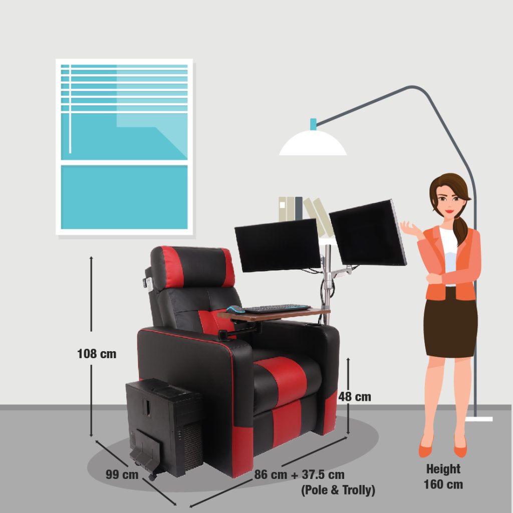 Work From Home Recliner - GenX PC Gaming | 1 Year Warranty | Recliners ...