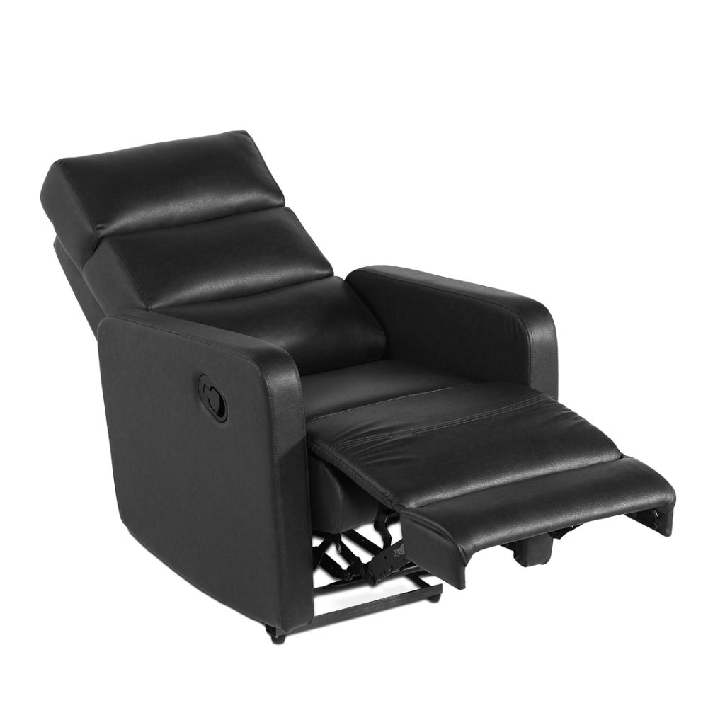 Single Seater Compact Recliner Chair Style-220 Black