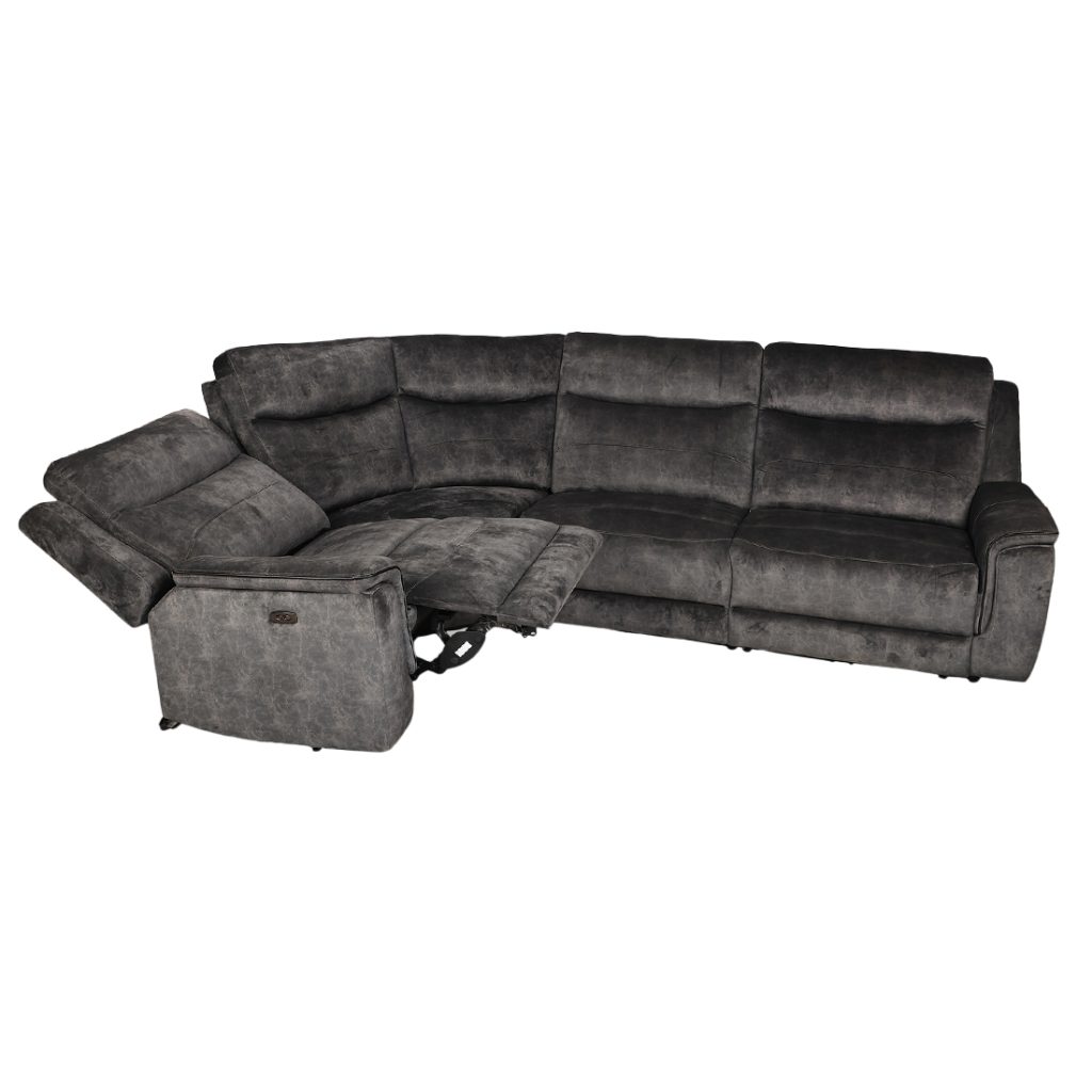 Sectional Curve Recliner Sofa - Royal TV Set | L Shape Sofa Set for ...
