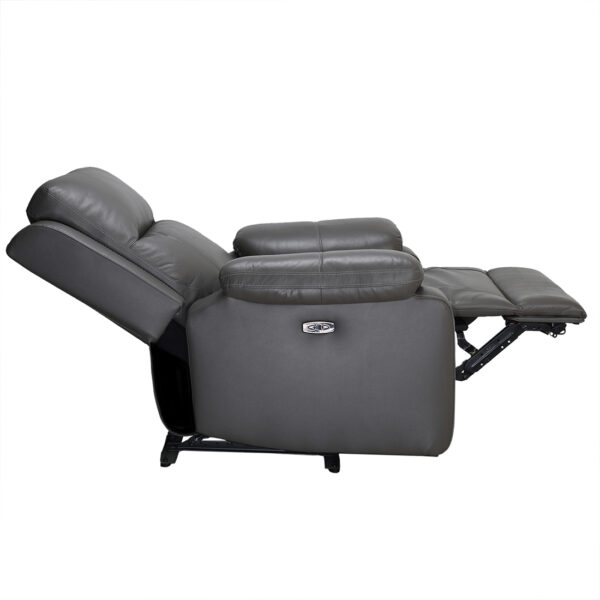 Single Seater Premium Half Leather Living Room Recliner Sofa Set - Omega